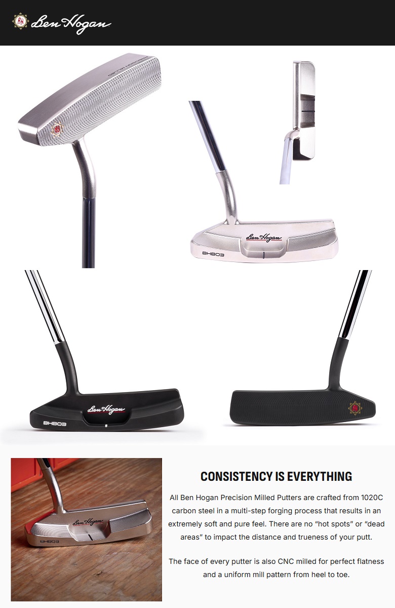 ベンホーガン Ben Hogan Golf BHB03 Putter BHB03 パター : プロライン