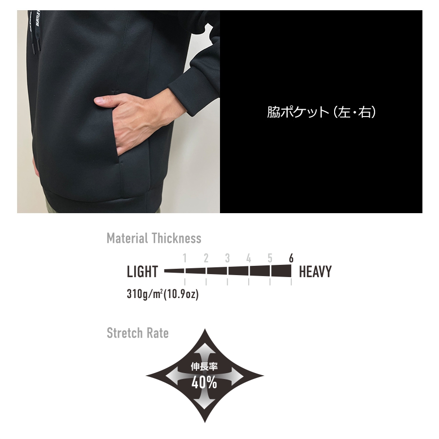 数量限定 バートル エアーテックフーディ 4095 プリント パーカー プルオーバー ダンボールニット ストレッチ BURTLE :4095:プロノ Yahoo!ショッピング店 - 通販 ...