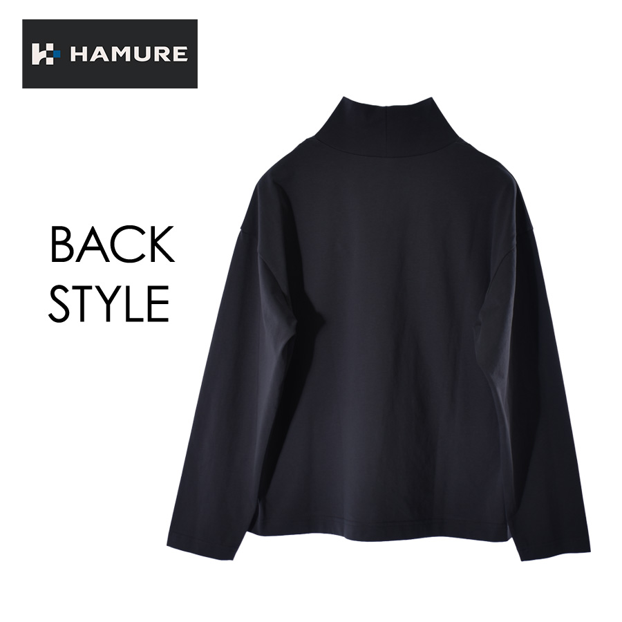 ハミューレ SOLOTEX(R)使用 レディース 長袖ハイネックTシャツ HMU-2519 トップス ロンT 吸汗速乾 UVカット ストレッチ 形状記憶 夏 HAMURE : プロノ ...