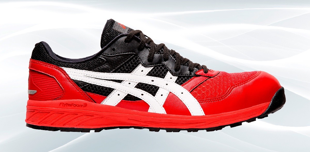 CP210 asics アシックス ウィンジョブ 安全靴 レギュラーウイズ 2E セーフティシューズ 耐油 耐滑 耐摩耗 CPソール fuzeGEL JSAA A種認定品 マコブルー ...