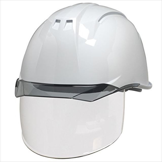 DIC AP11EVO-CS ワイドシールド面 作業用 ヘルメット（通気孔なし/ライナー入り）/ 土木 工事 建設 建築 現場 高所用 安全 保護帽 屋外作業 電気設備 電気工事 :dic ...