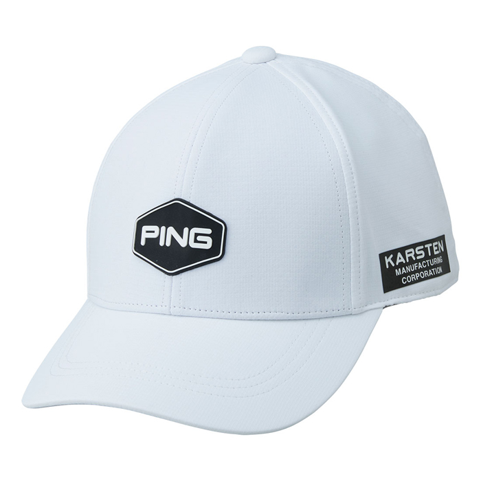 PING 【在庫限り】PING HW-U2506 HEXAGON PATCH CAP / ピン ヘキサゴンパッチキャップ 2025年モデル メンズ 全3色(ホワイト/ブラック/ネイビー ...