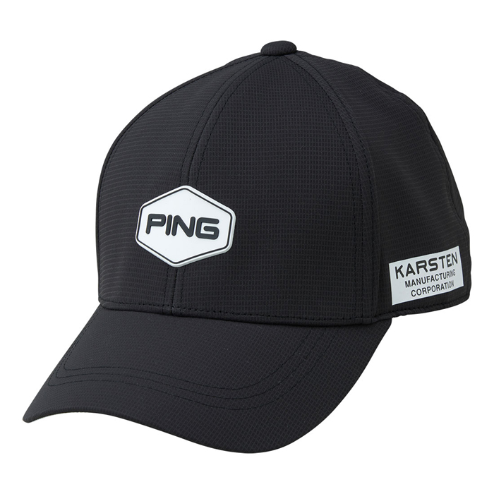 PING 【在庫限り】PING HW-U2506 HEXAGON PATCH CAP / ピン ヘキサゴンパッチキャップ 2025年モデル メンズ 全3色(ホワイト/ブラック/ネイビー ...