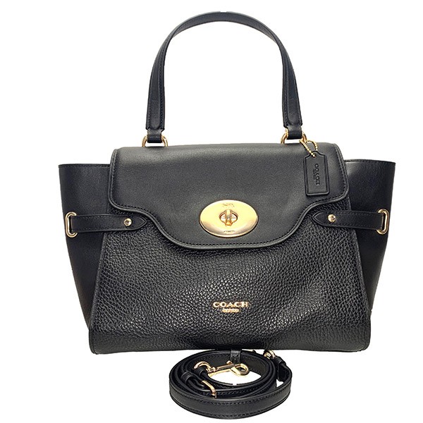 COACH（コーチ） 国内発送 バッグ レディース ハンドバッグ 2WAY レザー ラージ ブレイク フラップ キャリーオール F39020 ...