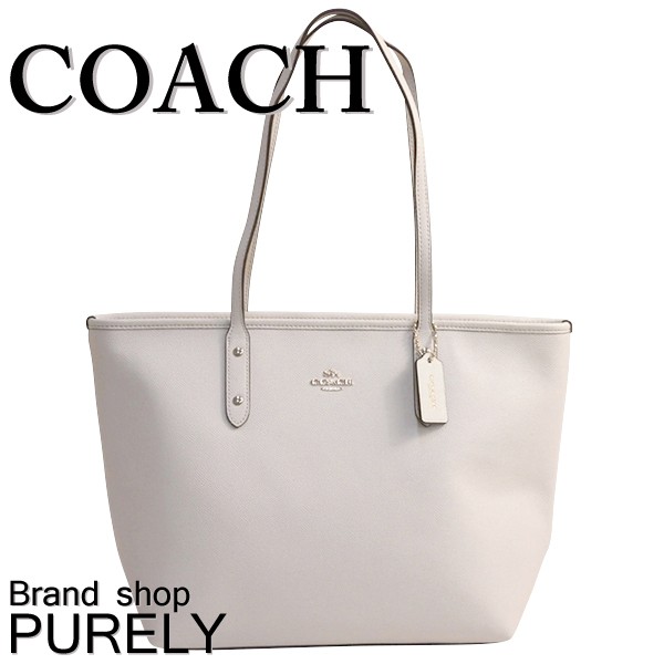 COACH 国内発送 コーチ バッグ レディース トートバッグ F58846 クロスグレイン レザー シティー ジップ トート 送料無料 ...