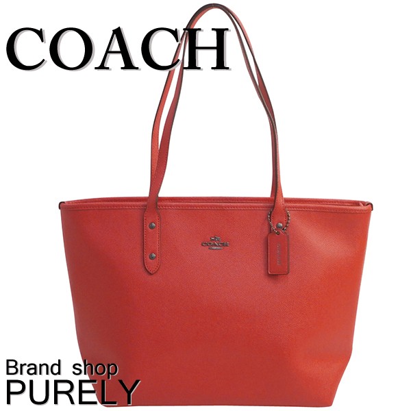 COACH（コーチ） 国内発送 バッグ レディース トートバッグ COACH F58846 クロスグレイン レザー シティー ジップ トート ...