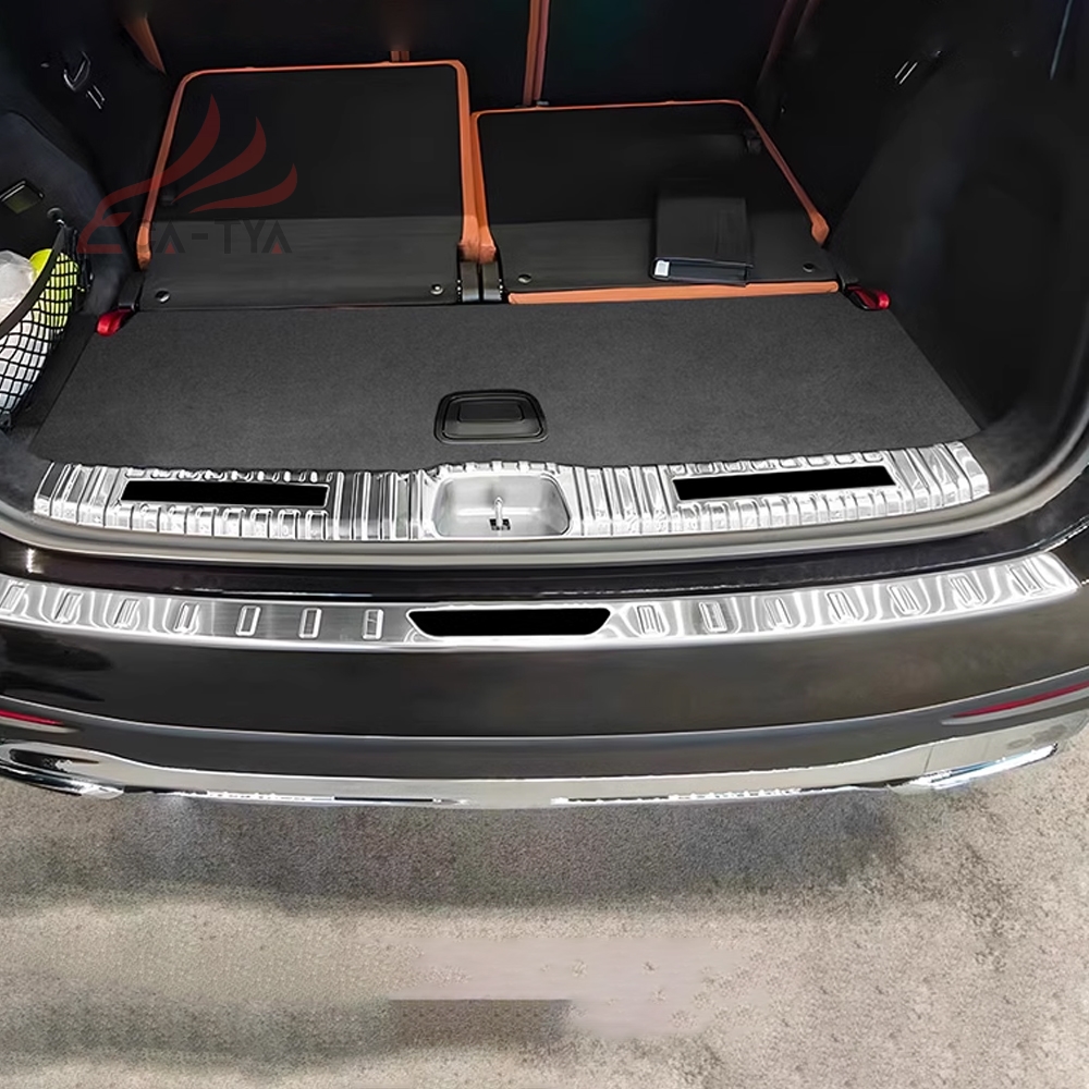 BC104 GLB（メルセデス・ベンツ）X247 専用 ラゲッジ スカッフプレート ステップガード カバー プロテクター ガーニッシュ ...