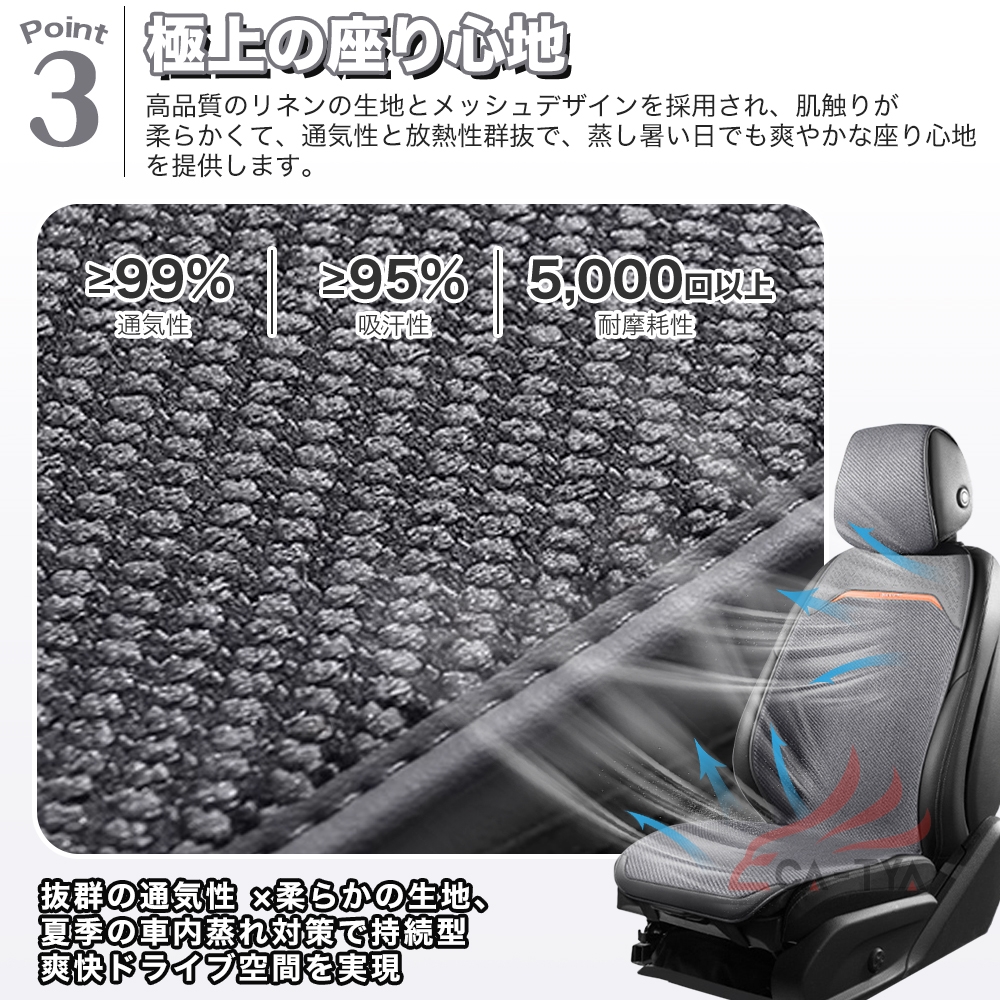 トヨタ ライズ シートカバー メッシュデザイン ポリエステル オールシーズン対応 シート保護 滑り止め 通気 簡単取付 ZDA6 : zda6-027 : リーディングハイ - 通販 ...