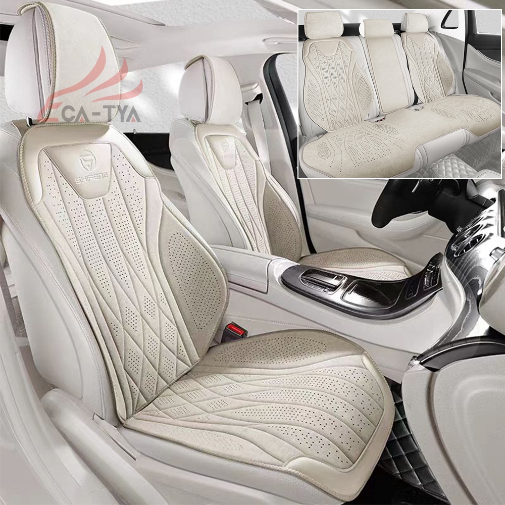 日産 ノート E12 E13 シートカバー 軽自動車 普通車 スエード製 シート保護 3D立体 耐摩耗性 滑り止め 通気 圧迫感軽減 オールシーズン フリーサイズ : リーディングハイ ...