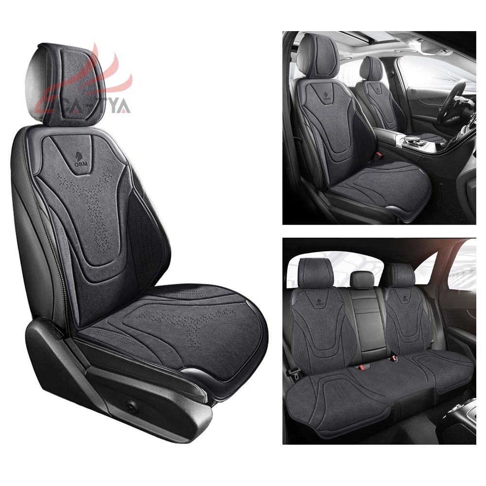 日産 セレナ C27 C28 シートカバー 軽自動車 普通車 スエード製 シート保護 3D立体 耐摩耗性 滑り止め 通気 圧迫感軽減 オールシーズン フリーサイズ : リーディングハイ ...