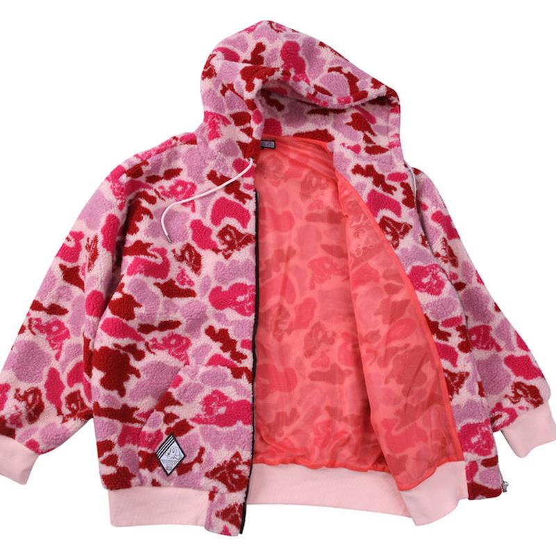 ボアパーカー 大きいサイズ メンズ ガルフィ GALFY ジップパーカ カモフラ 迷彩柄 カラフル C061107-03 ボアパーカー 大きいサイズ メンズ ガルフィ GALFY ジップパーカ