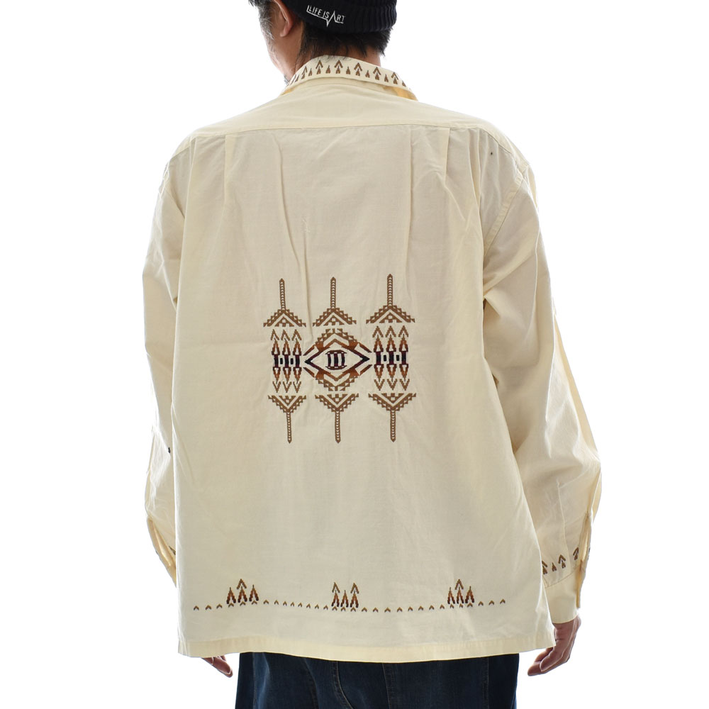PENDLETON ペンドルトン 長袖シャツ エンブロイダリー オープンカラー ポケット 4475-7006 メンズ レディース 開襟 刺繍 ネイティブ柄 : レイダース - 通販 ...
