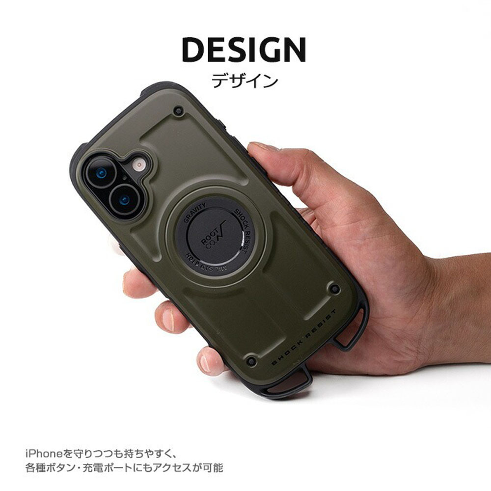 ROOT CO. 【iPhone17専用ケース】ルート コー iPhoneケース グラビティ ショックレジストケース ラギッド GRAVITY Shock Resist Case Rugged ...