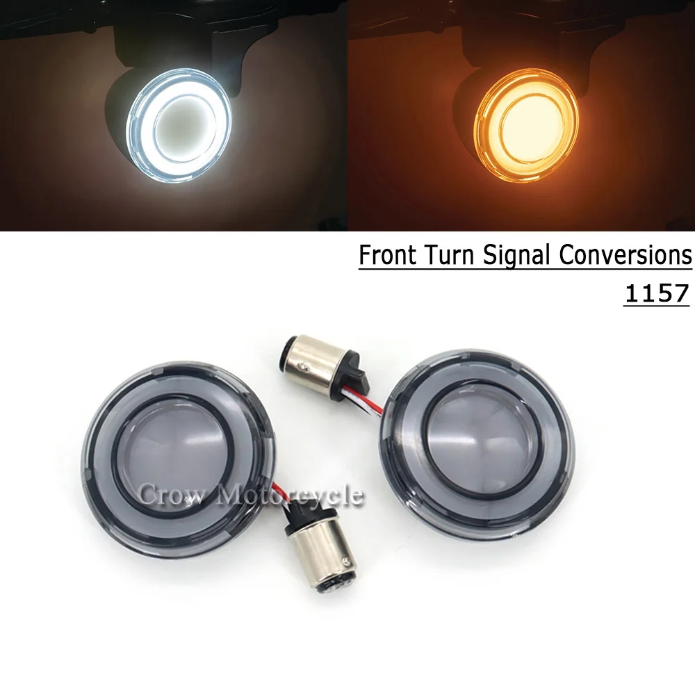 1157 Bullet Style LED Turn Signal Lights Fairing Lower Grills Light For ...