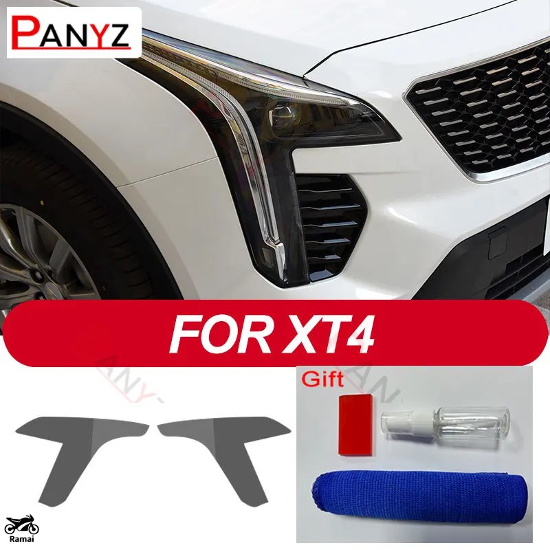 2 Pcs ヘッドライト 保護 フィルム ヘッドランプ 透明 ブラック TPU ステッカー キャデラック CT6 XT4 XT5 XT6 XTS ATS s : ラマイストア - 通販 ...