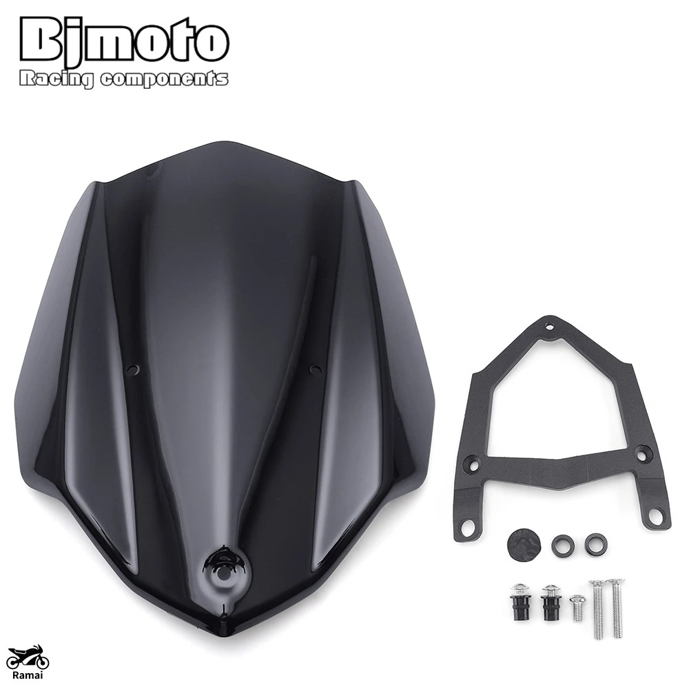 【並行輸入品】 MT FZ 03 風よけ 風防 ウインドシールド 風防スクリーン バイク ディフレクター ヤマハ MT03 FZ03 MT ...