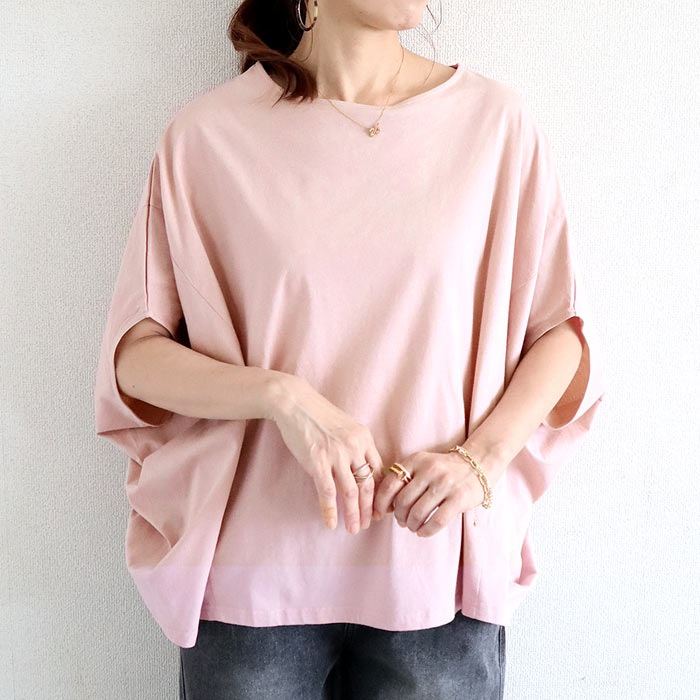 uricca（ウリッカ） 1743円 クーポンで！ Tシャツ トップス レディース 半袖 春 夏 黒 白 おしゃれ カットソー ドルマン ...