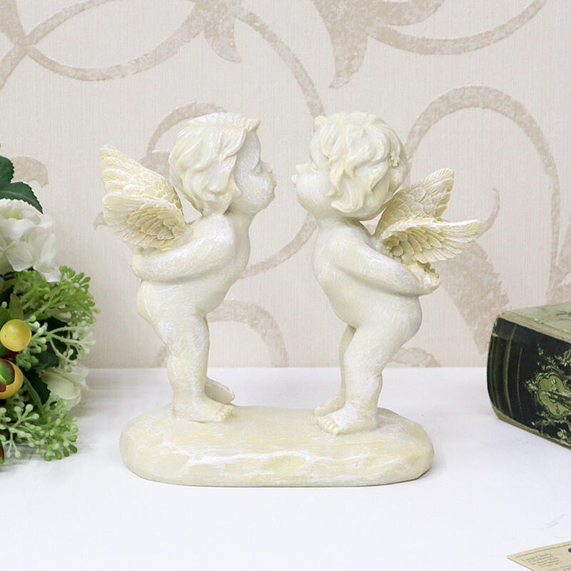 ガーデンファニチャー エンジェルキスオブジェ おしゃれ かわいい 天使 庭 置物 REP-7538 : リエルショップ - 通販 - Yahoo!ショッピング