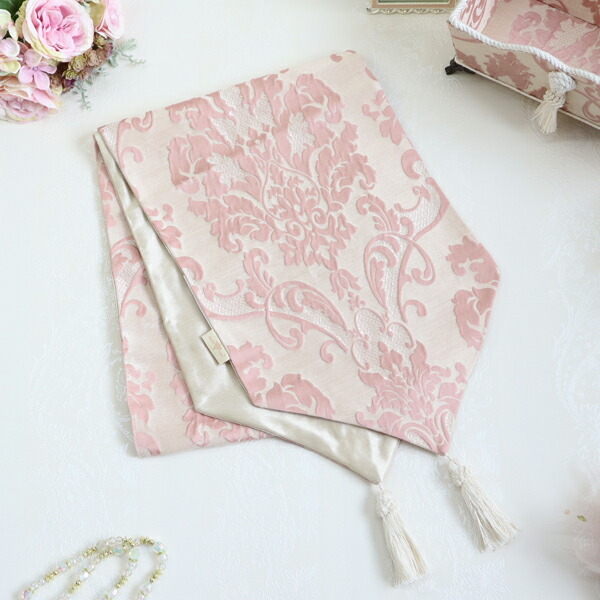 ジェニファーテイラー テーブルランナー レオーネシリーズ ピンク Jennifer Taylor RE33025TR : 3000612 ...