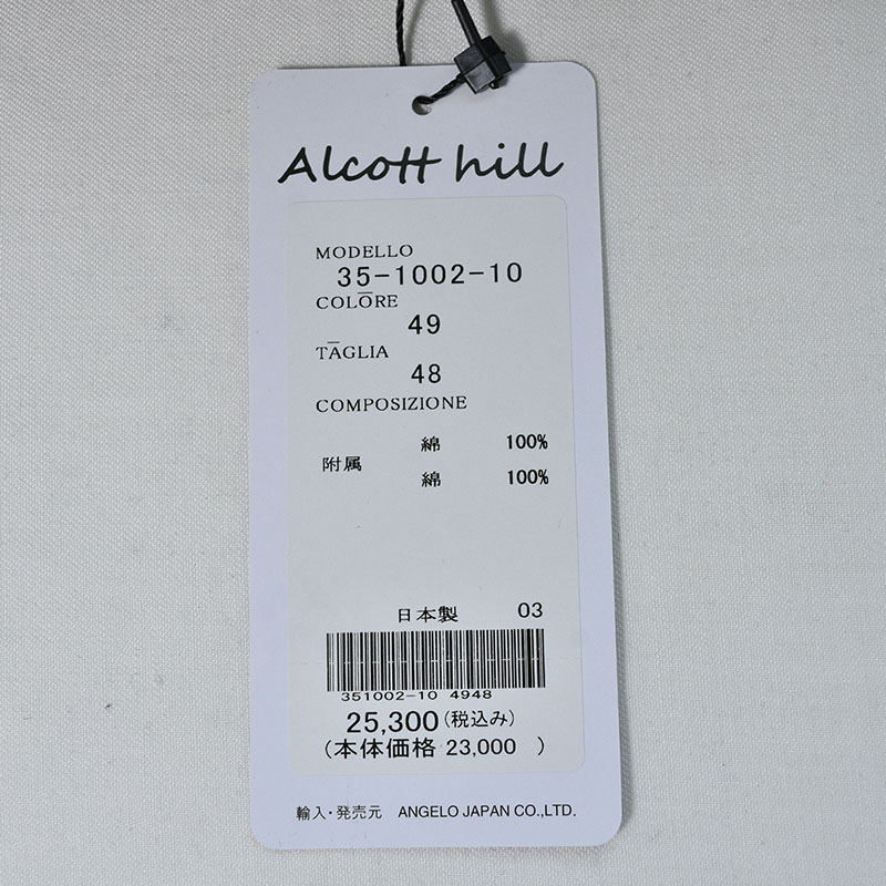 ANGELO（アンジェロ） セール 30%OFF ALCOTT HILL アルコットヒル 長袖 カジュアルシャツ メンズ 秋冬 総柄 コットン ...