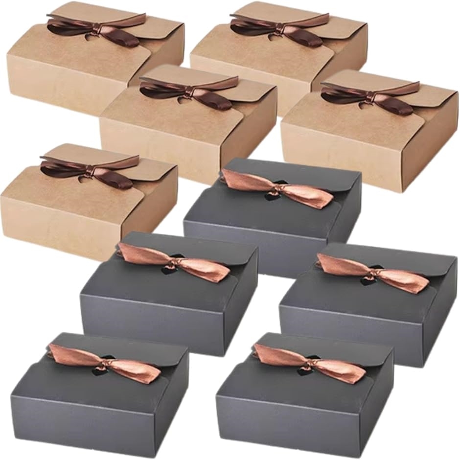 morytrade ギフトボックス 小箱 10個セット プレゼント ラッピング(2カラー, 14x14x5cm 10個) : REAPRI - 通販 - Yahoo!ショッピング