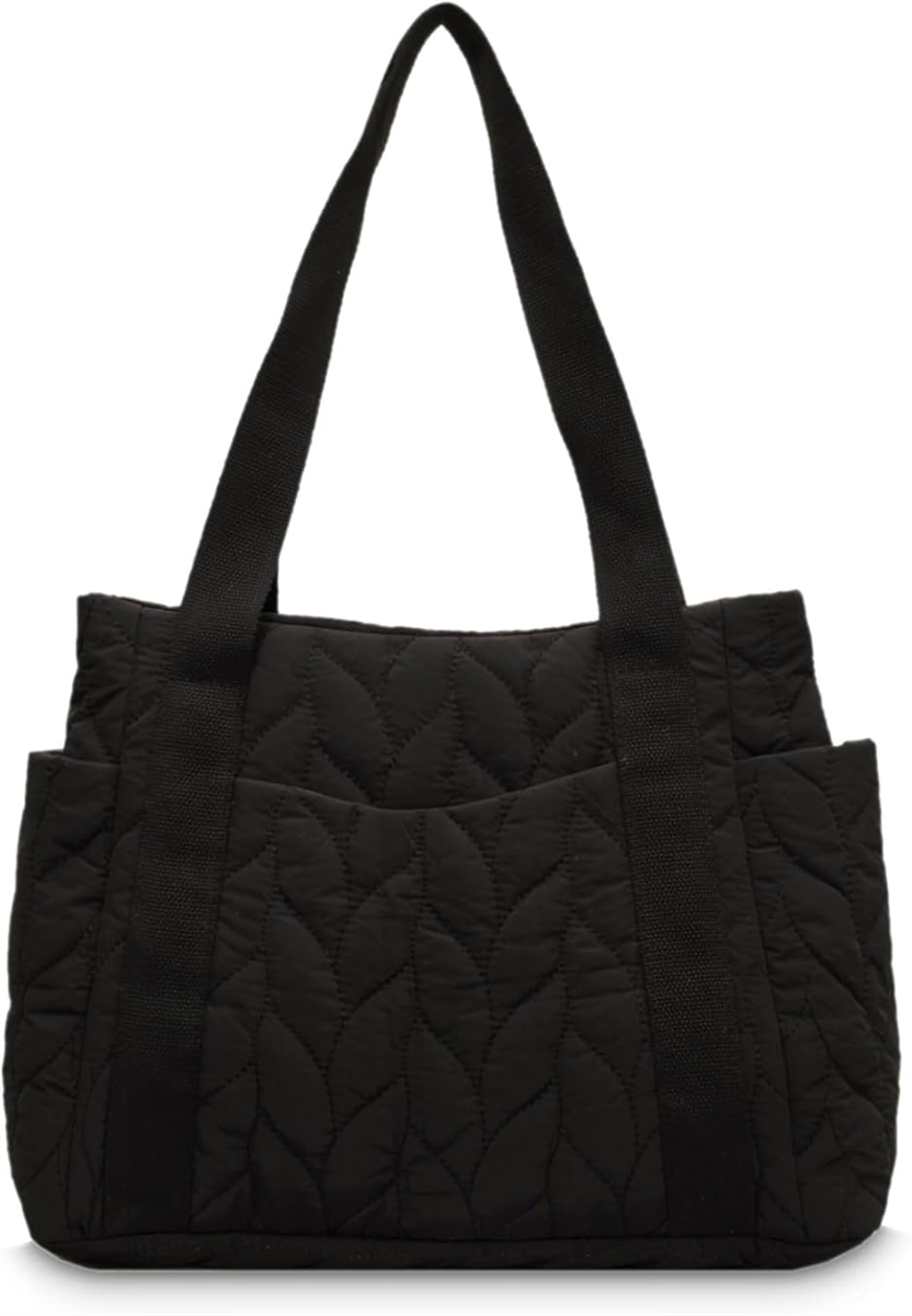 トートバッグ レディース A4 大容量 軽量 キルティング やわらか サイドポケット 肩掛け 手提げ マザーズ 通勤(ブラック) : REAPRI - 通販 - Yahoo!ショッピング