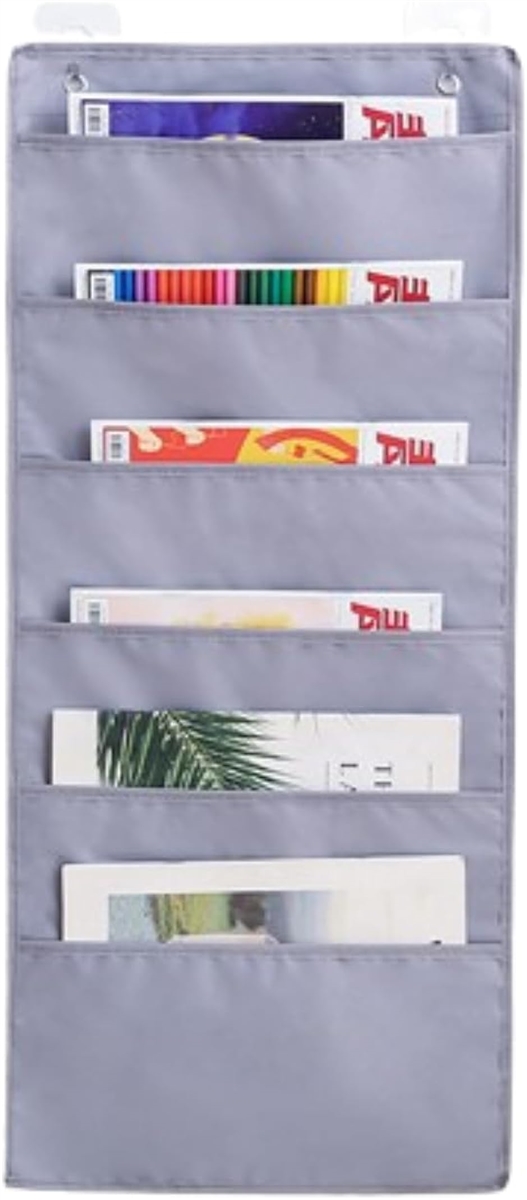 ウォールポケット A4 壁掛け 収納 壁掛け収納 書類 おしゃれグレー 6ポケット MDM(グレー 6ポケット, M) : REAPRI - 通販 - Yahoo!ショッピング