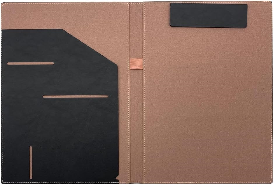 クリップボード A4サイズ PUレザー製 ペンホルダー付き 収納ポケット ブラック : REAPRI - 通販 - Yahoo!ショッピング