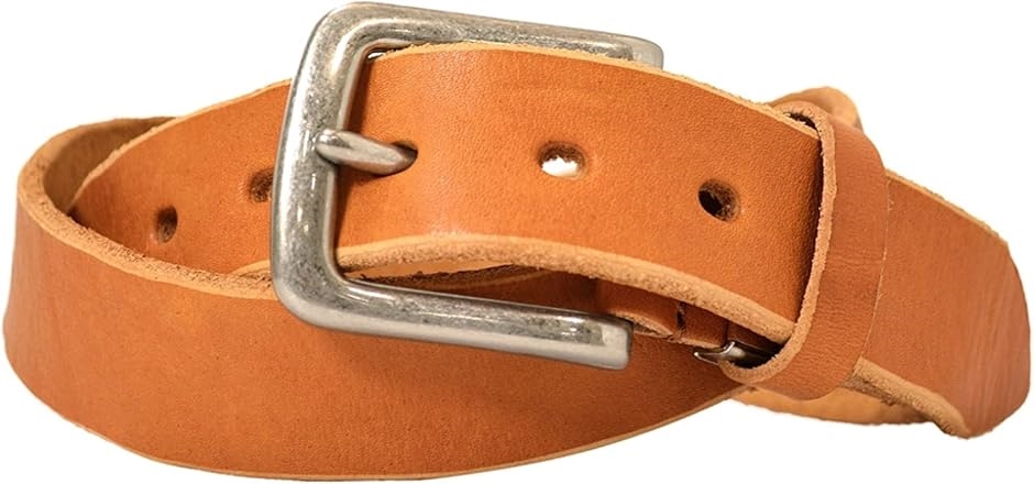 atelierCODEL ベルト メンズ 革 カジュアル 栃木レザー(キャメルブラウン, 全長115cmx幅3.5cm) : REAPRI - 通販 - Yahoo!ショッピング