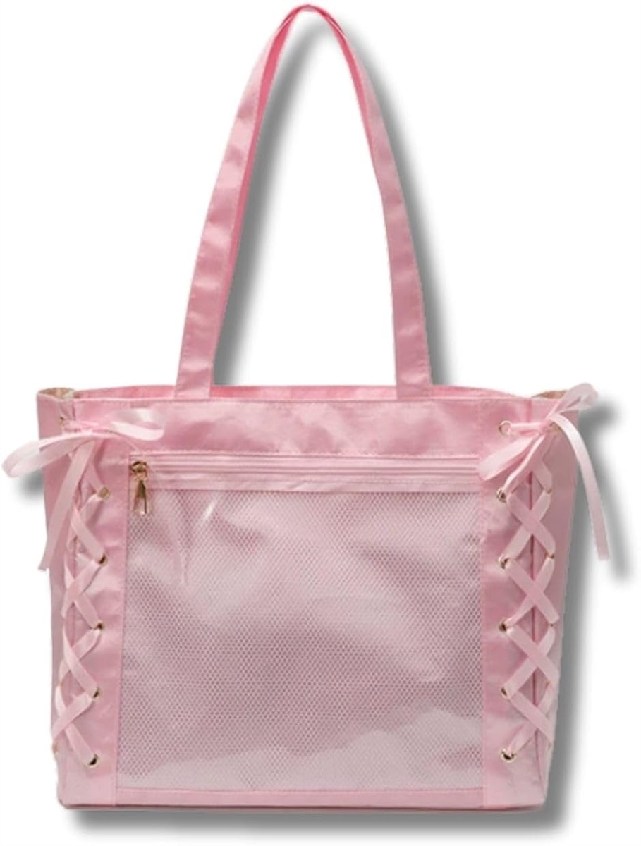 痛バッグ 推し活 オタ活 トート レースアップ リボン A4 ライブ イベント グッズ(ピンク) : REAPRI - 通販 - Yahoo!ショッピング