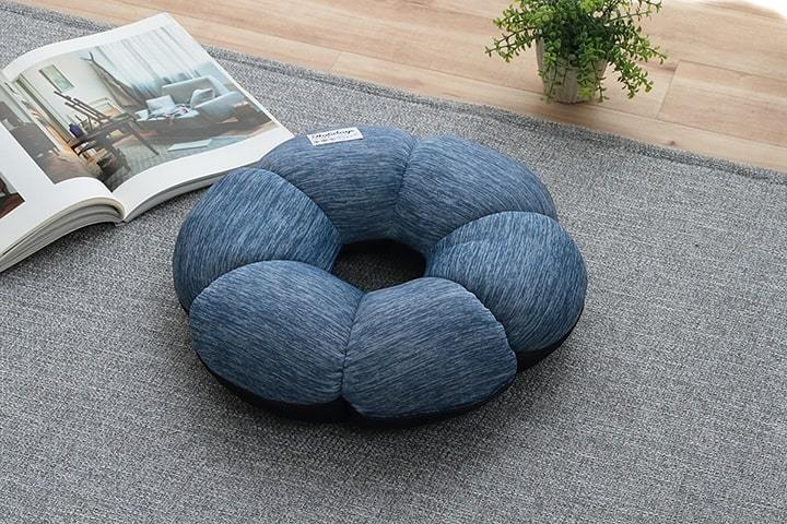 ひんやり 冷感 クッション 円座 座布団 枕 椅子用 車のシート用 円形 丸型 直径 40cm 夏 快適 蒸れ防止 ひんやり 冷たい 吸熱 ...