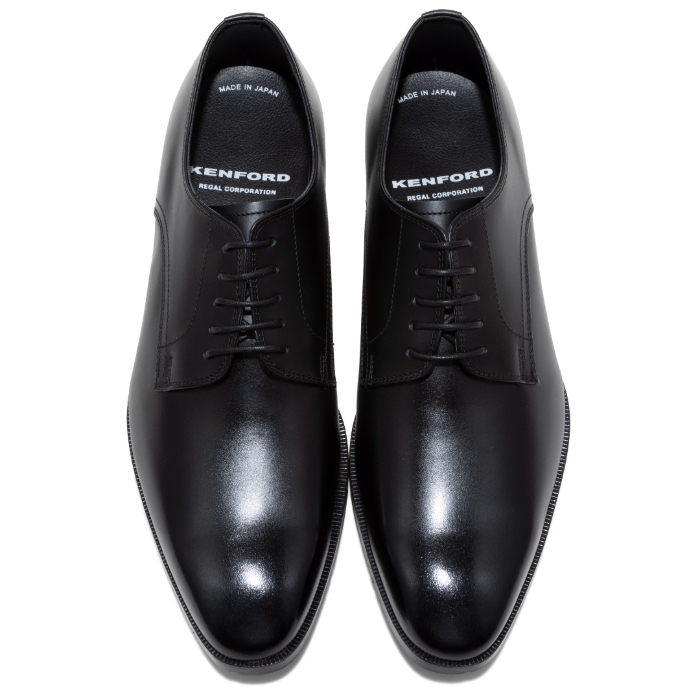 KENFORD（ケンフォード） 公式 KENFORD KP33 プレーントウ ブラック ビジネスシューズ メンズ : REGAL FOOT ...