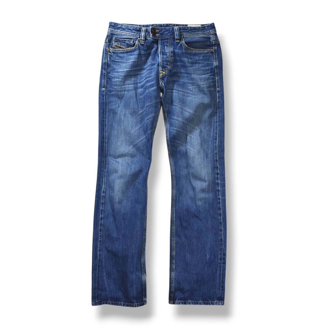 DIESEL（ディーゼル） イタリア製 DIESEL VIKER−R−BOX レギュラー ストレート デニム パンツ ジーンズ ジーパン G ...