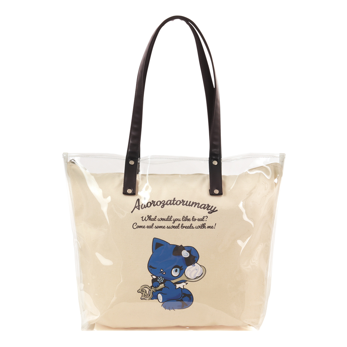 sanrio Ado アドローザトルマリィ トートバッグ B4 2WAY サンリオ 推し活バッグ ライブ レディース 140-55 Adorozatorumary クリアバッグ 大きめ ...