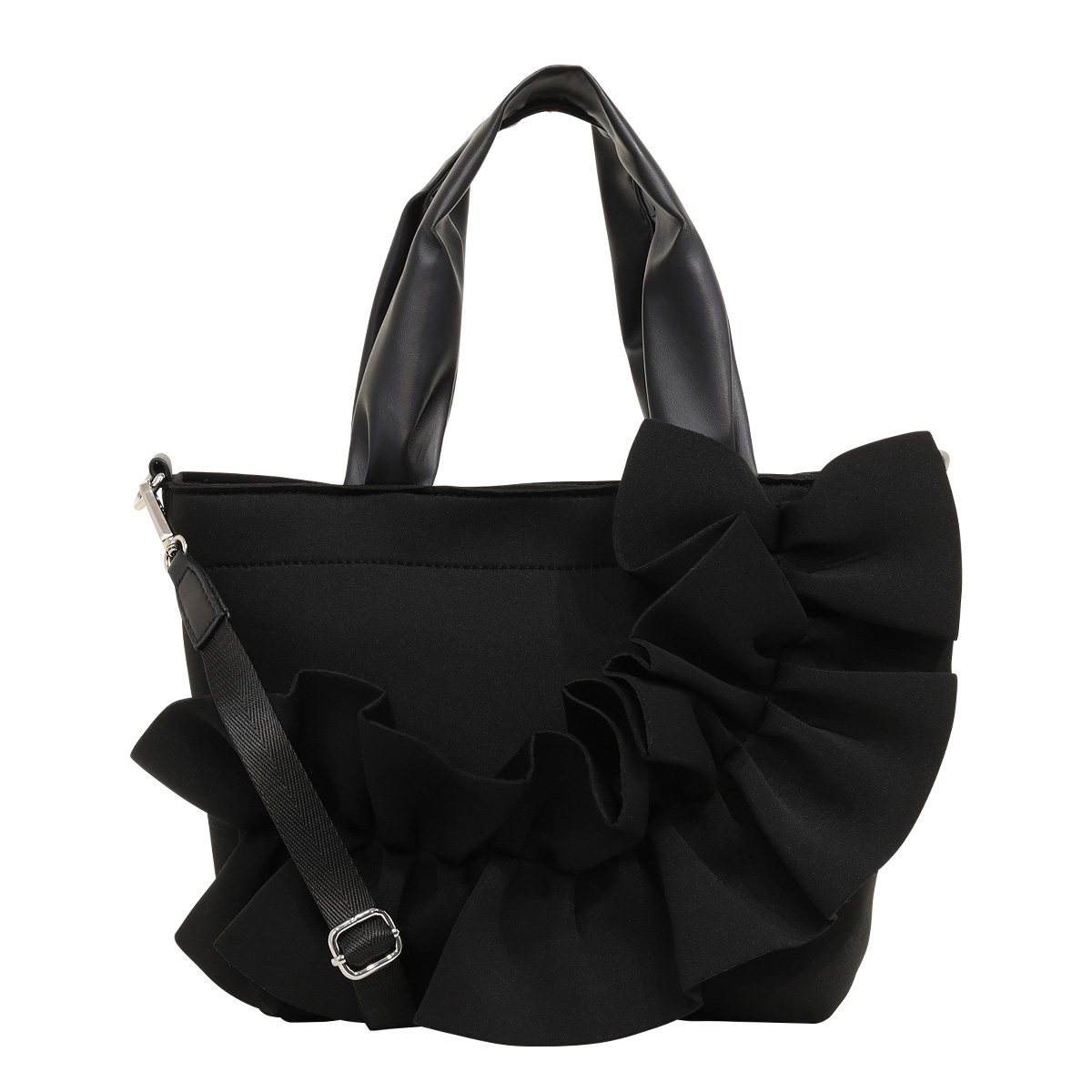 SALON de RUBAN トートバッグ フリル ギャザーレディースサロン ド ルヴァンRBB-399 | 2WAY ショルダーバッグ ミニトート : リチャードYahoo!店 - 通販 ...