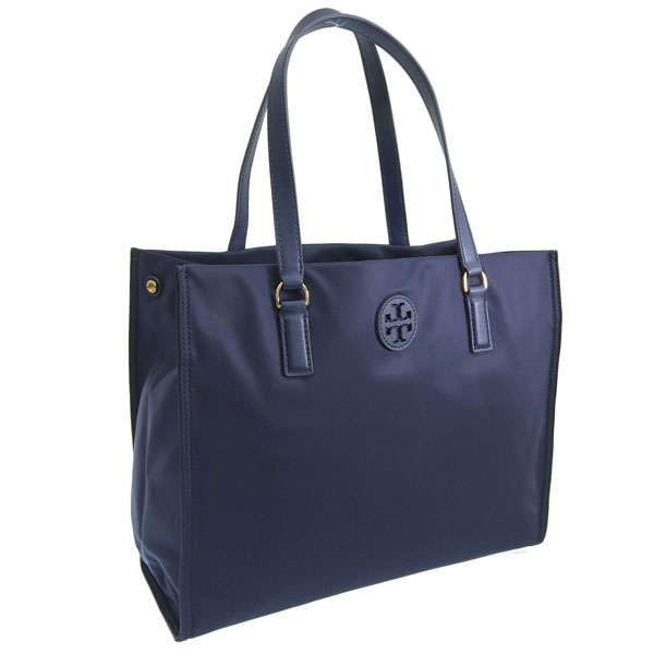 TORY BURCH 特価セール トリーバーチ バッグ レディース トートバッグ アウトレット ナイロン ネイビー ELLA SMALL NYLON TOTE 160633 405 A4対応 ...