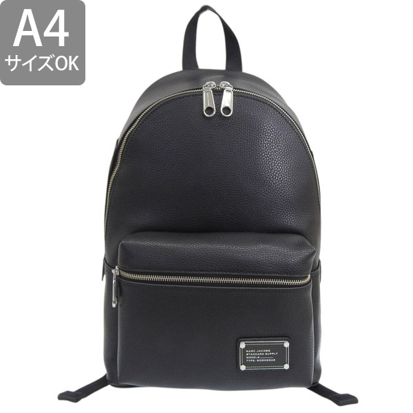 MARC JACOBS マークジェイコブス バッグ レディース リュック リュックサック バックパック アウトレット レザー ブラック 4P4HBP003H01 001 A4対応 ...