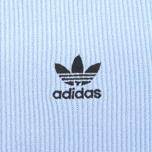 アディダス オリジナルス スリーストライプス スリム半袖 Tシャツ レディース アウトレット ブルー 3 S SLIM TEE T ...