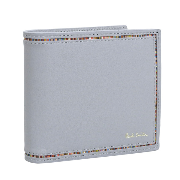 ポールスミス 財布 二つ折り メンズ アウトレット 折財布 レザー グレー ストライプ BPS272 PAUL SMITH : psmsw0238 : FASCINO(ファッシノ)Yahoo ...