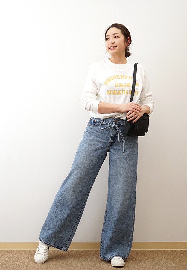 Levi's リーバイス XL STRAIGHT ジーンズ バギー スタイル デニム レディース ストレートレッグ ワイド パンツ ...