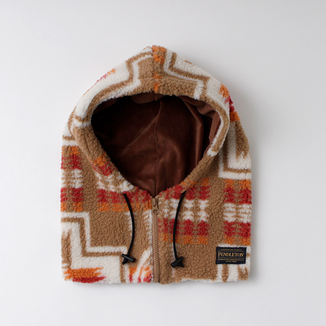 PENDLETON PENDLETON（ペンドルトン） ボア バラクラバ / メンズ レディース ユニセックス 付けフード 帽子 ネックウォーマー 防寒 : ROCOCO Yahoo!店 ...