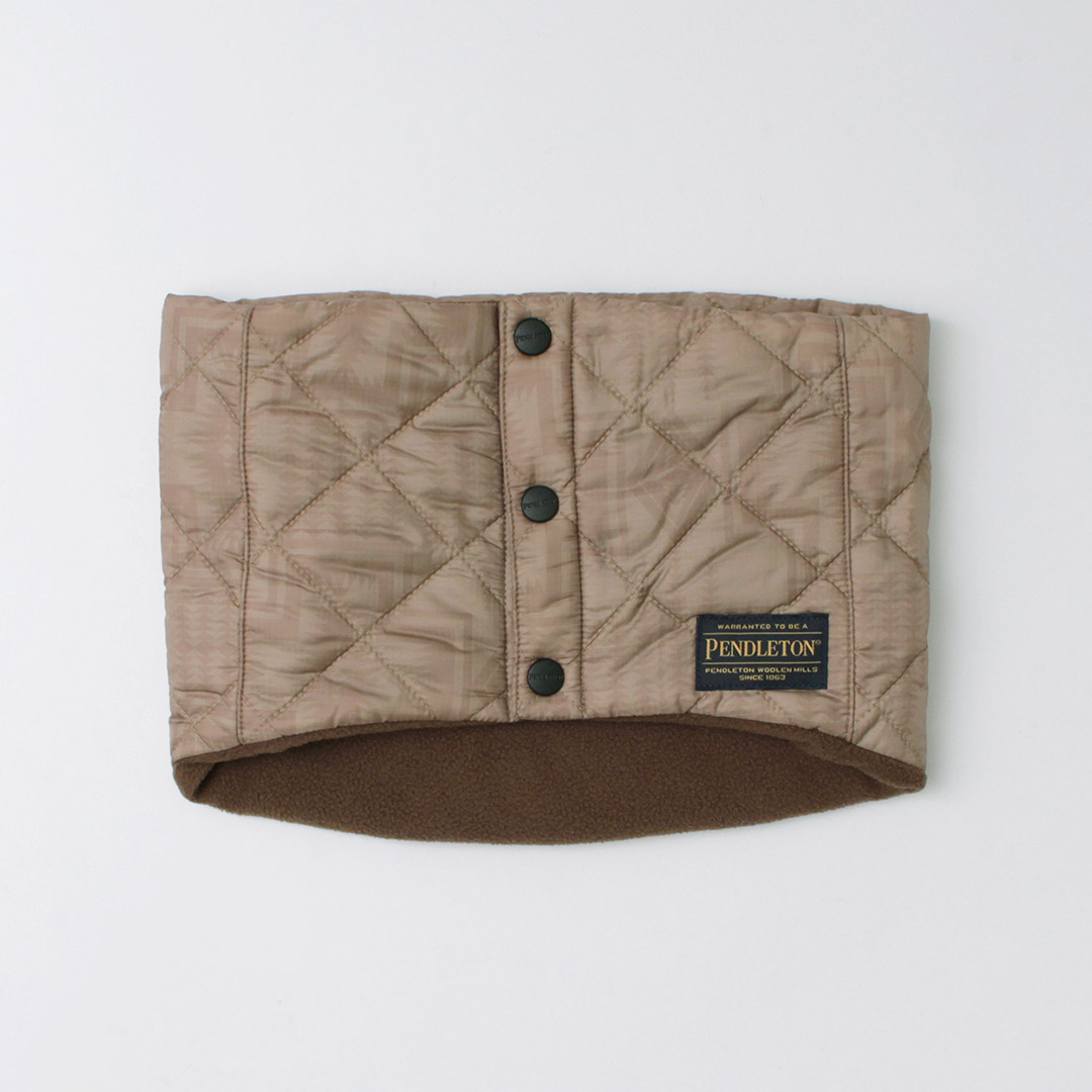 PENDLETON PENDLETON（ペンドルトン） キルティング ネックウォーマー / 防寒 軽量 フリース 中綿 アウトドア ユニセックス : ROCOCO Yahoo!店 - 通販 ...