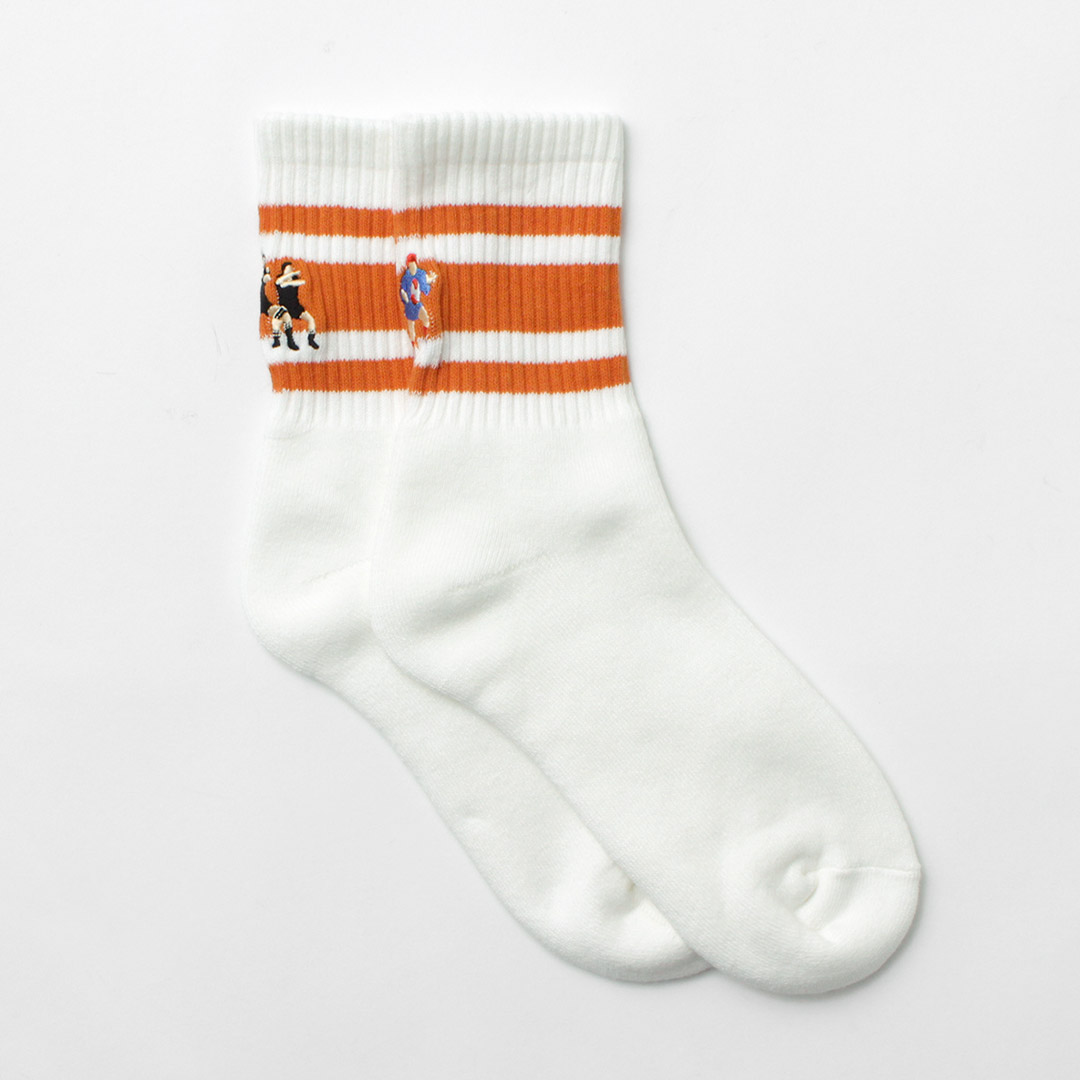 decka Quality socks DECKA QUALITY SOCKS（デカ） 刺繍 スケーターソックス / メンズ レディース ...