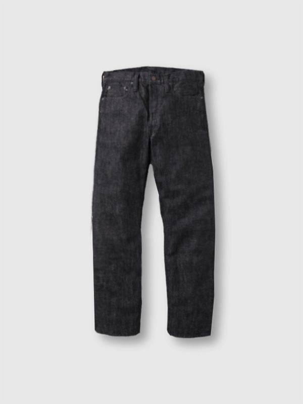 FULLCOUNT 1101 フルカウント ジーンズ ブラック デニム パンツ メンズ Straight Black Selvedge Denim 1101BK : RODEO BROS ...