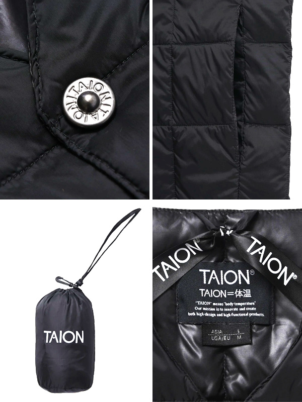 TAION タイオン インナーダウン レディース メンズ 大きいサイズ ブランド ベーシック Vネックボタン TAION-003 :taion-003:RODEO BROS - 通販 ...