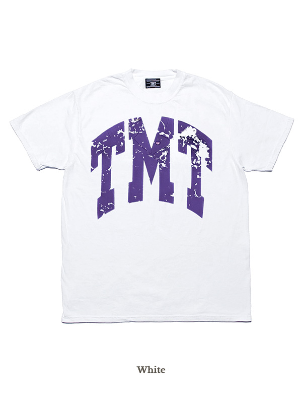 TMT Tシャツ メンズ レディース 半袖 ブランド 綿 100％ PIGMENT DYE S/S TEE BIG LOGO ビッグロゴ ...