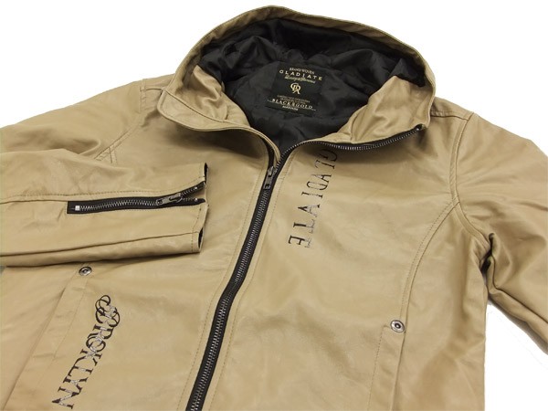 グラディエイト フェイクレザー パーカージャケット 453531 GLADIATE