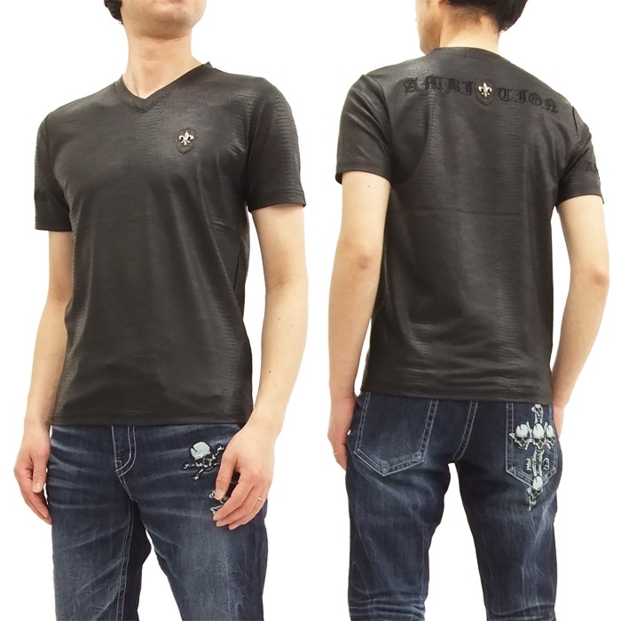 ビーアンビション Tシャツ Be Ambition パイソングラフィック 蛇柄 V