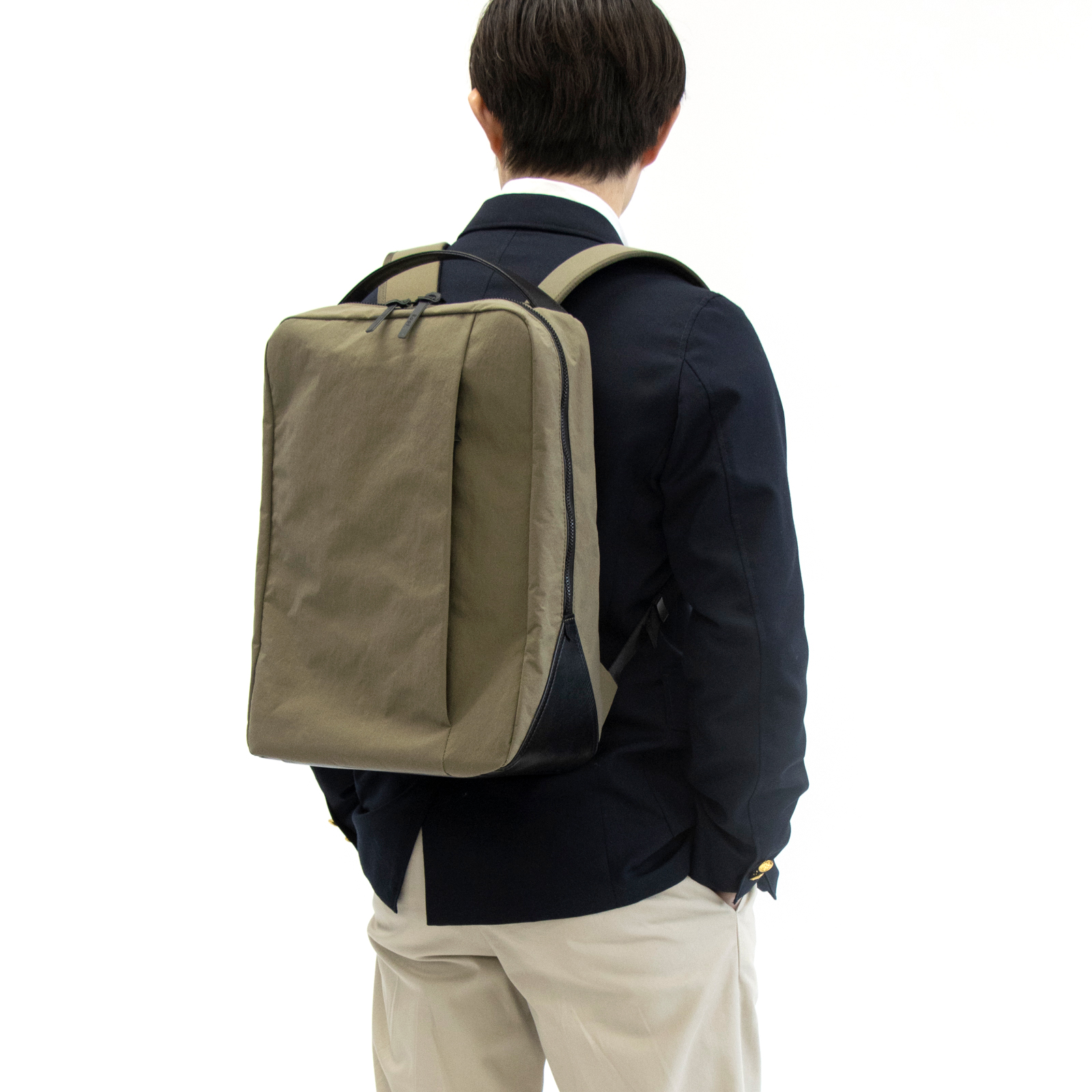 Root ボックスリュック「 KONBU（コンブ）」ルート 軽量 撥水 薄型 PC ビジネス デイリー ナイロン : Root Yahoo!ショップ - 通販 - Yahoo!ショッピング