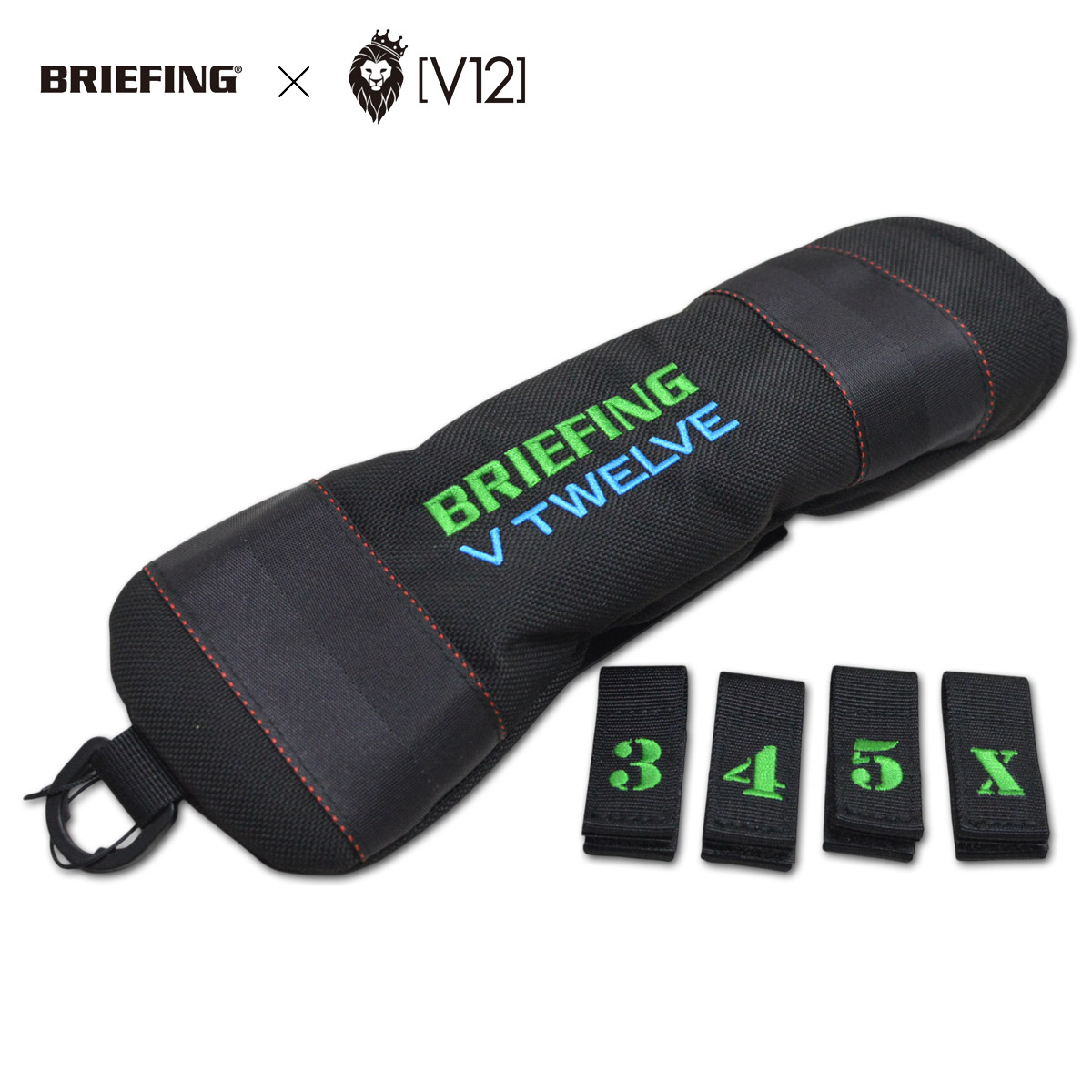 V12（ヴィ・トゥエルヴ） V12 BRIEFING ヘッドカバー フェアウェイ